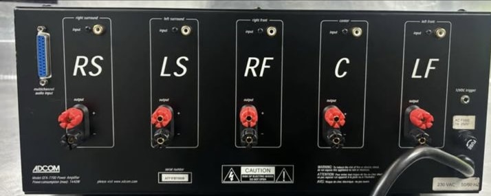 ADCOM GFA-7700 5ch Power amp – AVInside